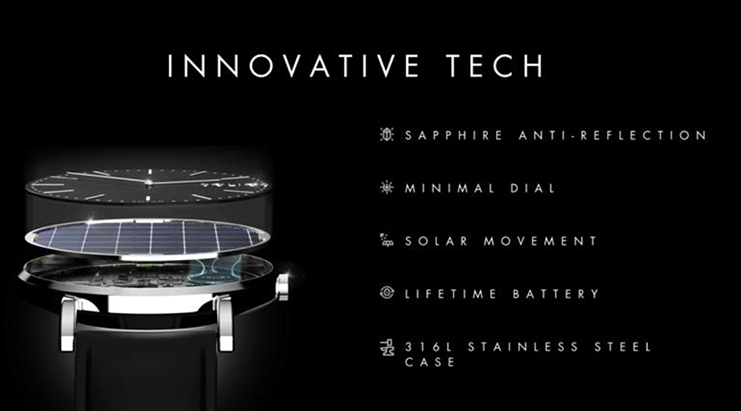SOLIOS: Canada’s first solar-powered watch Japanese solar technology ...